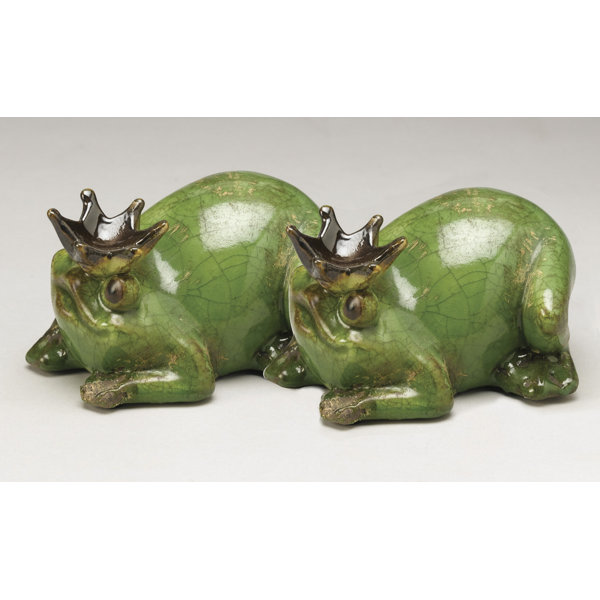 AA Importing Ceramic Frog Prince Figurine | Wayfair AA Importing Ceramic Frog Prince Figurine | Wayfair